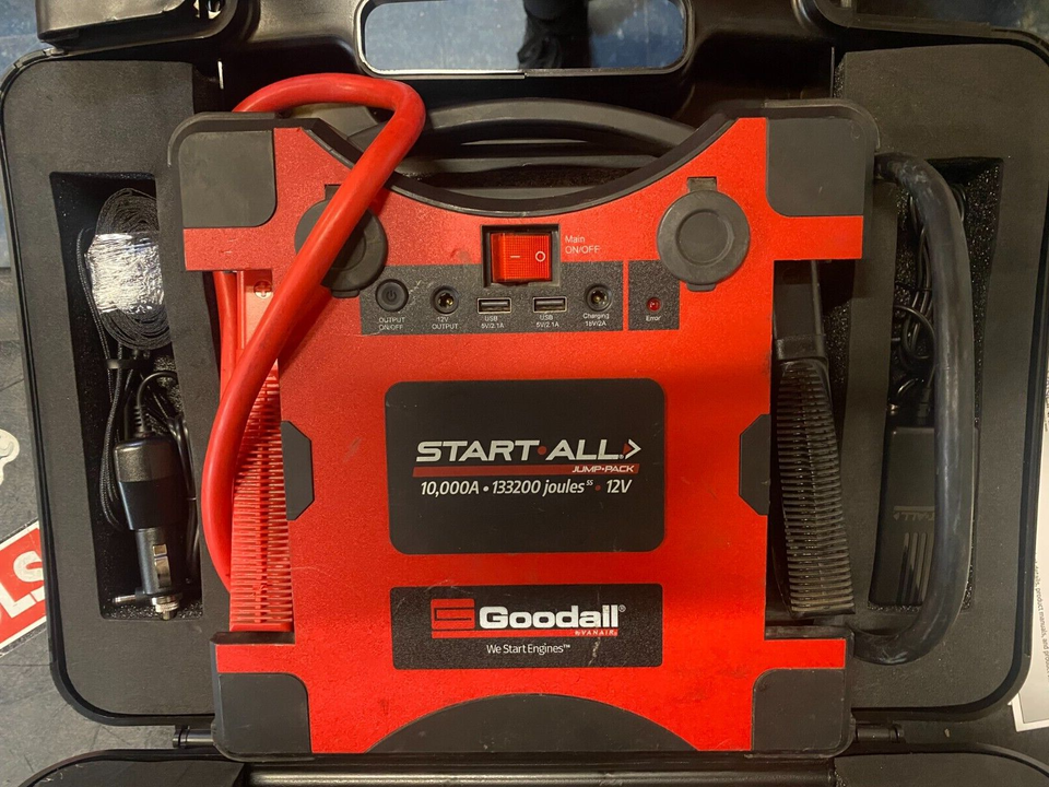 Goodall Start All Jump Pack 12V 10000A for Class 8 Gas, Diesel ...