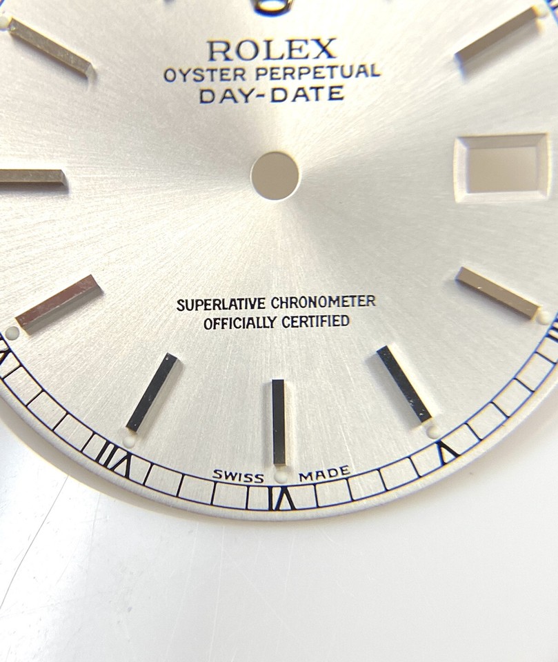 Genuine Rolex Silver Dial for Men’s 36mm Day-Date 18039 18029 18239 | eBay