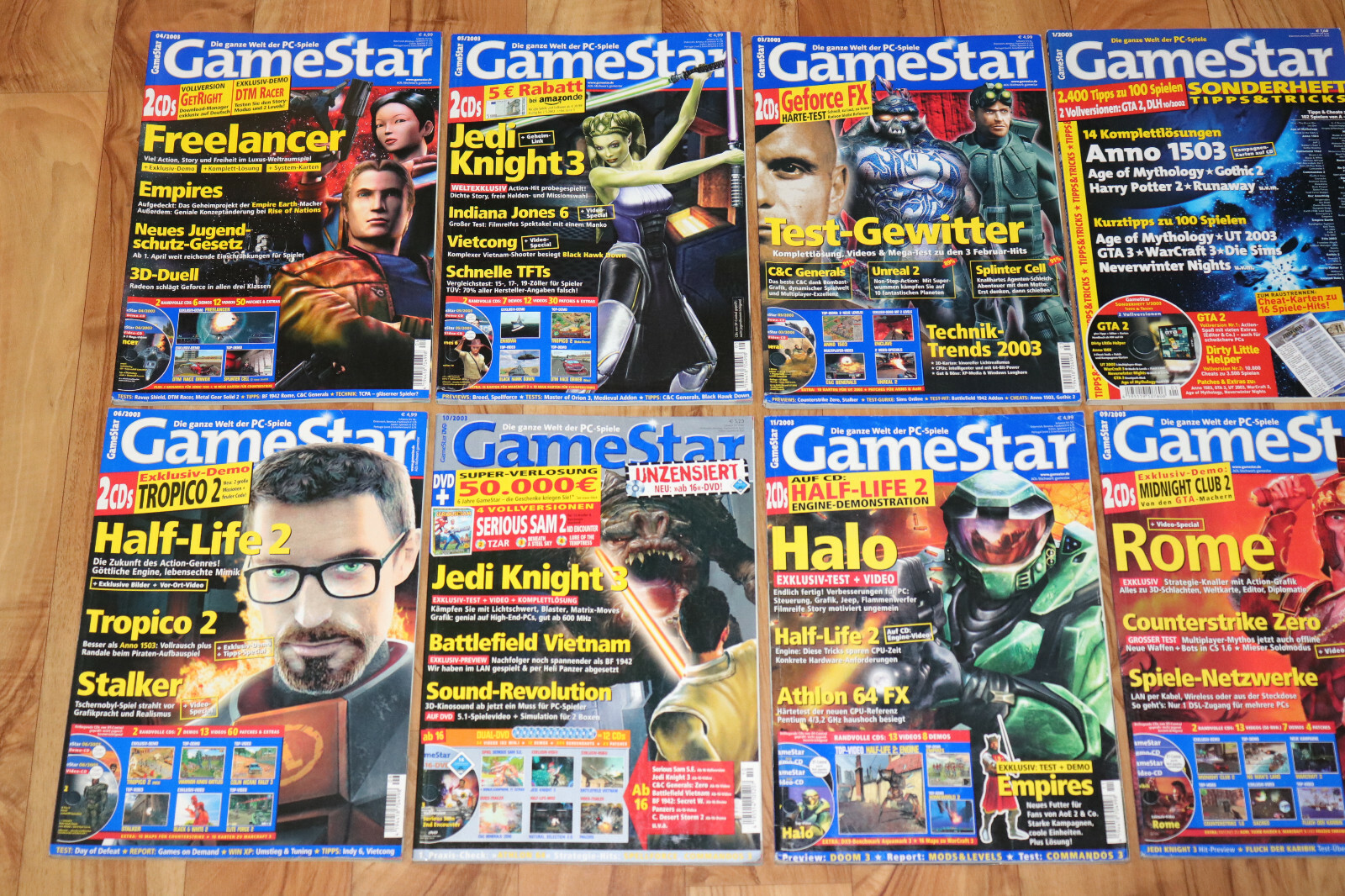 GameStar PC-Spiele Games Magazin Magazine Ausgaben Zeitschriften 2003 ...
