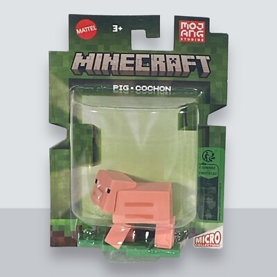 Pig Figure / Cake Topper - Minecraft Micro Figure Collection | eBay