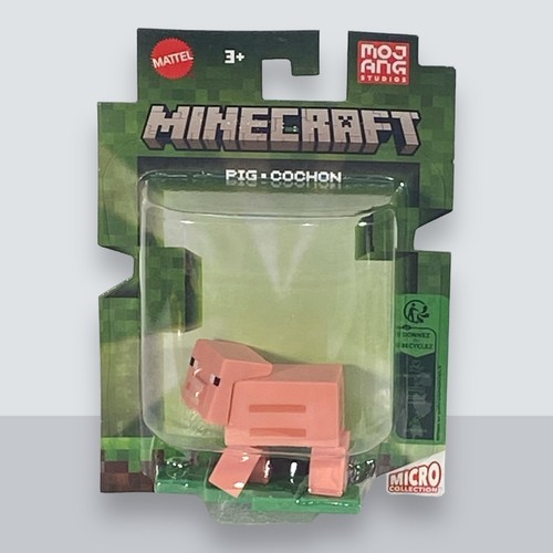 Pig Figure / Cake Topper - Minecraft Micro Figure Collection | eBay