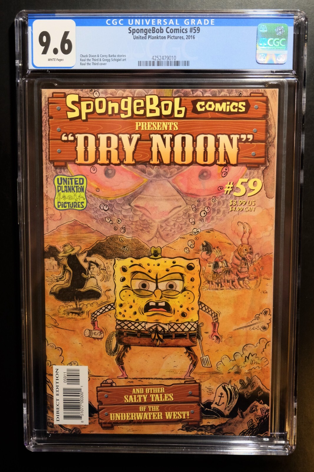 SPONGEBOB COMICS #59 CGC 9.6 - WHITE PAGES | eBay