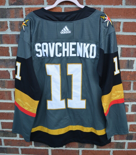 Adidas Size 50 Vegas Golden Knights # 11 Savchenko Hockey Jersey w ...