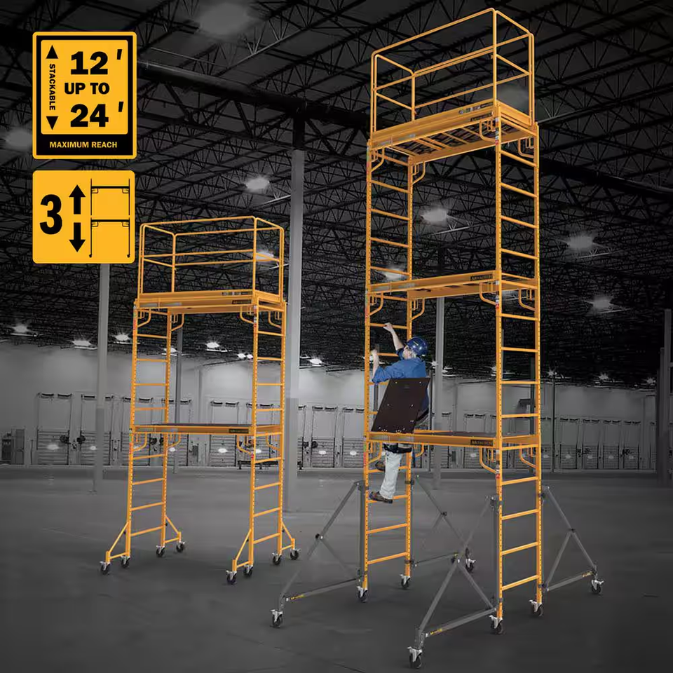 Safeclimb 6 Ft. Baker Scaffold with Platform and Included Trap Door ...