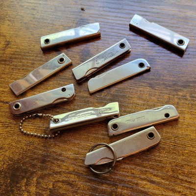 Lot Of 9 Mini Multi Tool Keychain Knives USA Bassett Liter Misc ...
