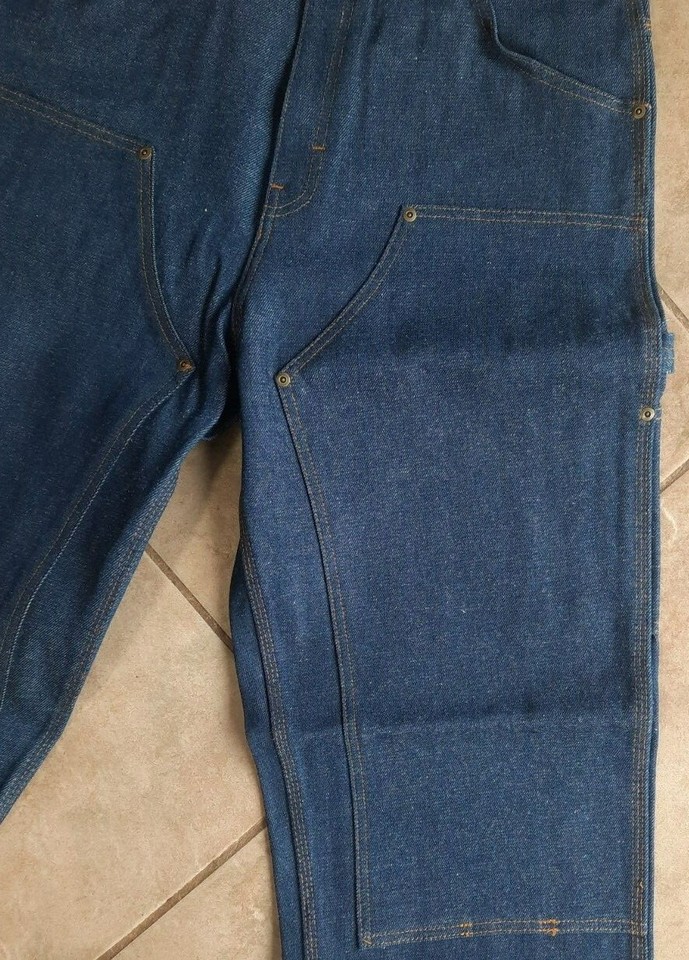 Key Brand Authentic Dungaree Double Knee Work Pants | eBay