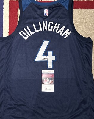 Rob Dillingham Signed Autographed Minnesota Timberwolves Jersey JSA ...