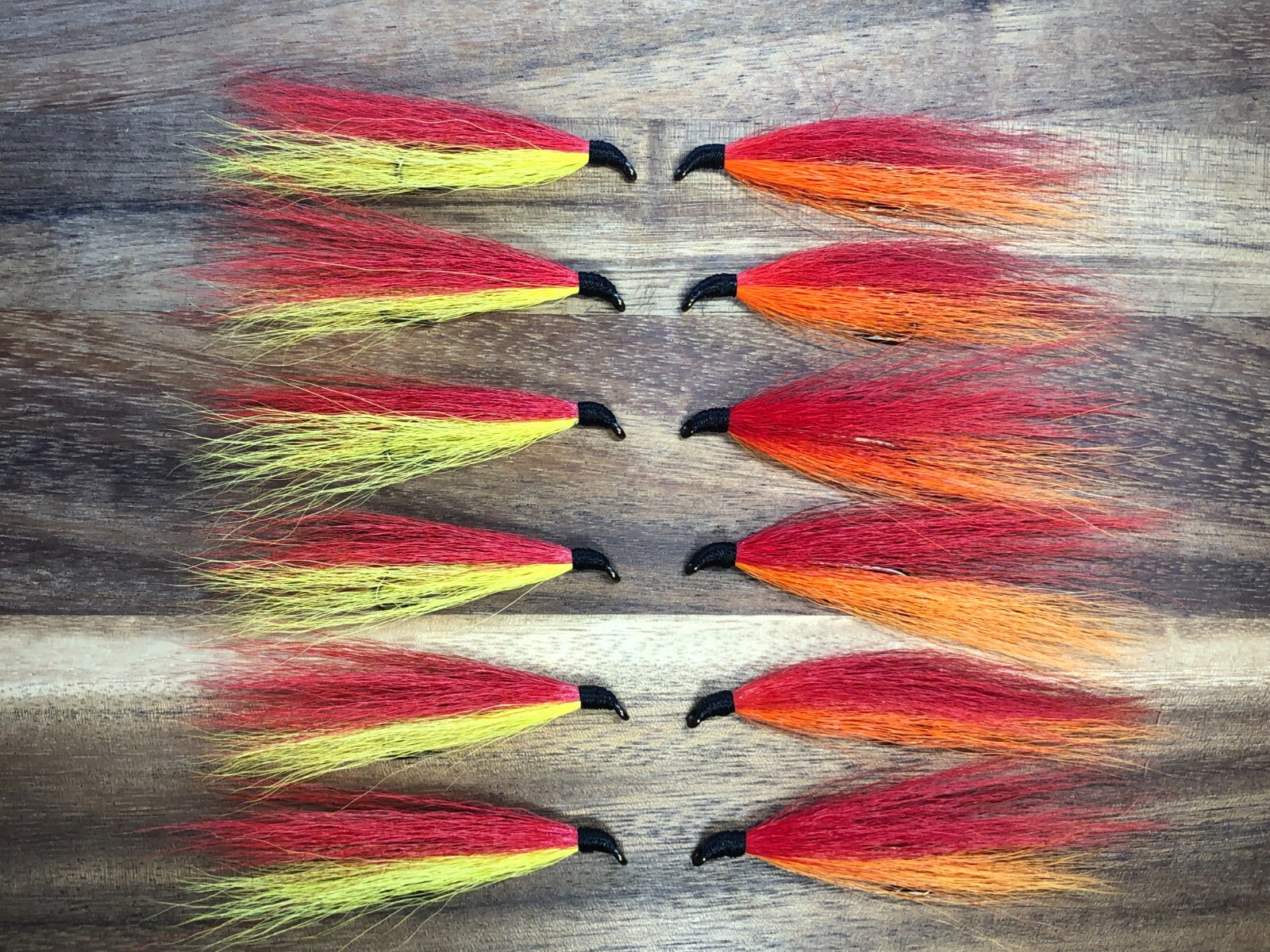 6 Original RUSSIAN RIVER COHO Salmon Flies - 5X Strong MUSTAD HOOKS! | eBay