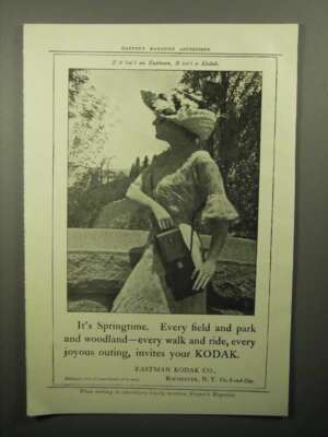 1913 Kodak Camera Ad - It's Springtime | eBay
