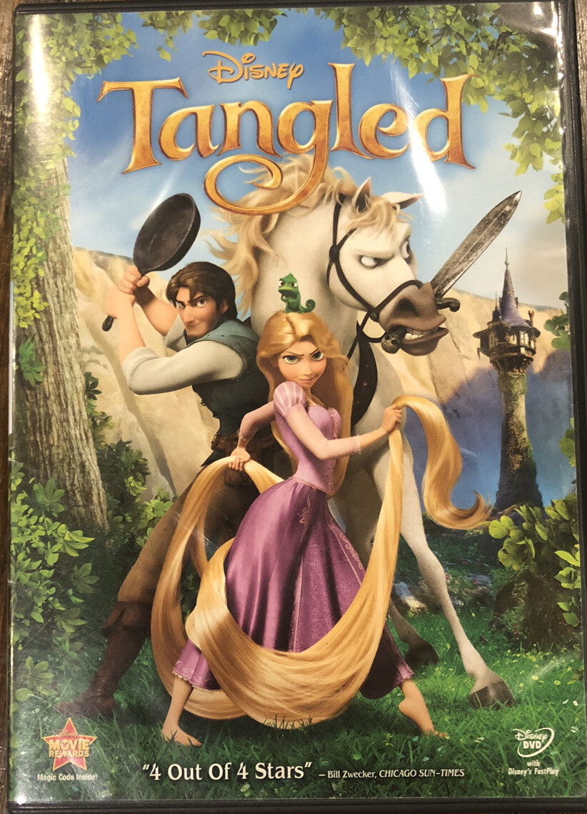 Disney Tangled DVD Family Movie With Case 786936810608| eBay