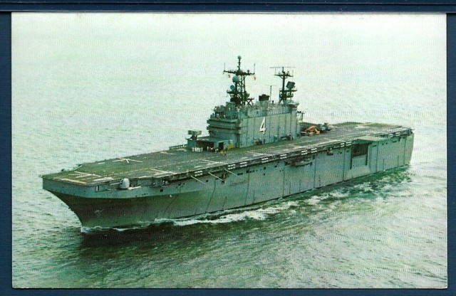 USS NASSAU LHA-4 Amphibious Assault Ship Postcard | eBay