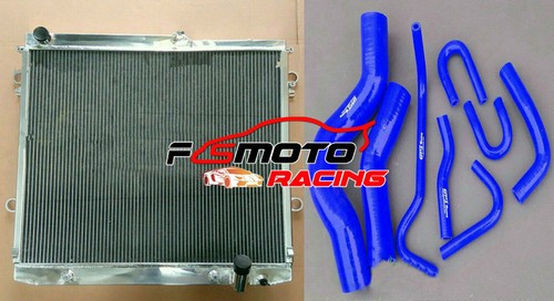 Radiator+8PCS BLUE HOSE For Toyota Landcruiser VDJ200 200 Series 4.5TD ...