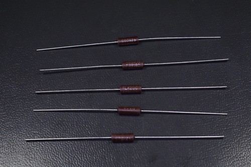 Lot of 5 RLR20C47R0GS IRC Metal Film Resistor 47 Ohm 2% 500mW 1/2W ...