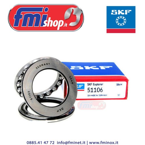 Cuscinetti assiali a sfera reggispinta SKF da 51101 a 51109 | eBay