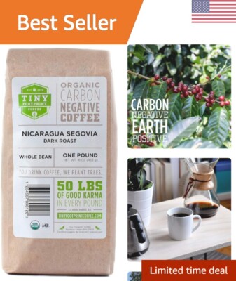 Fair Trade Organic Nicaragua Segovia Dark Roast |Whole Bean Coffee ...