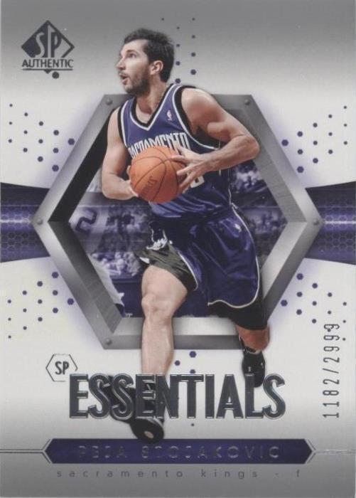 2004-05 SP Authentic - SP Essentials Peja Stojakovic #125 /2999 for sale online | eBay