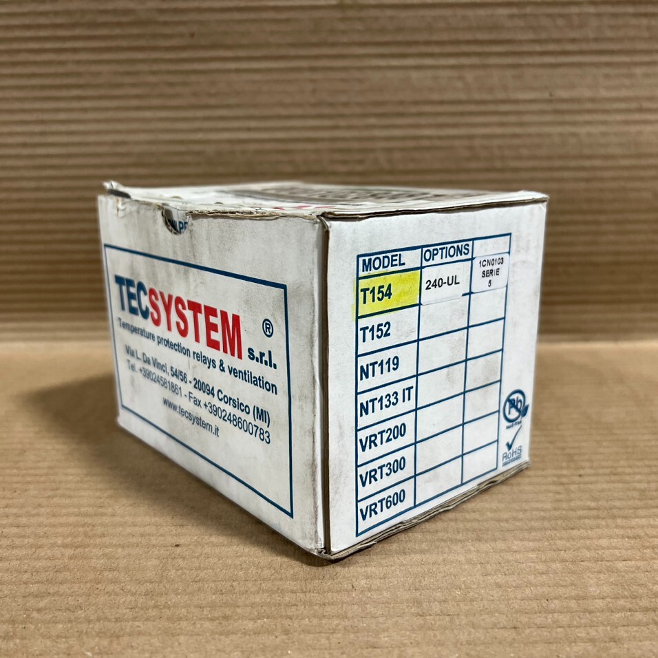 NEW TECSYSTEM T154 TEMPERATURE PROTECTION RELAY/CONTROL MONITOR | eBay