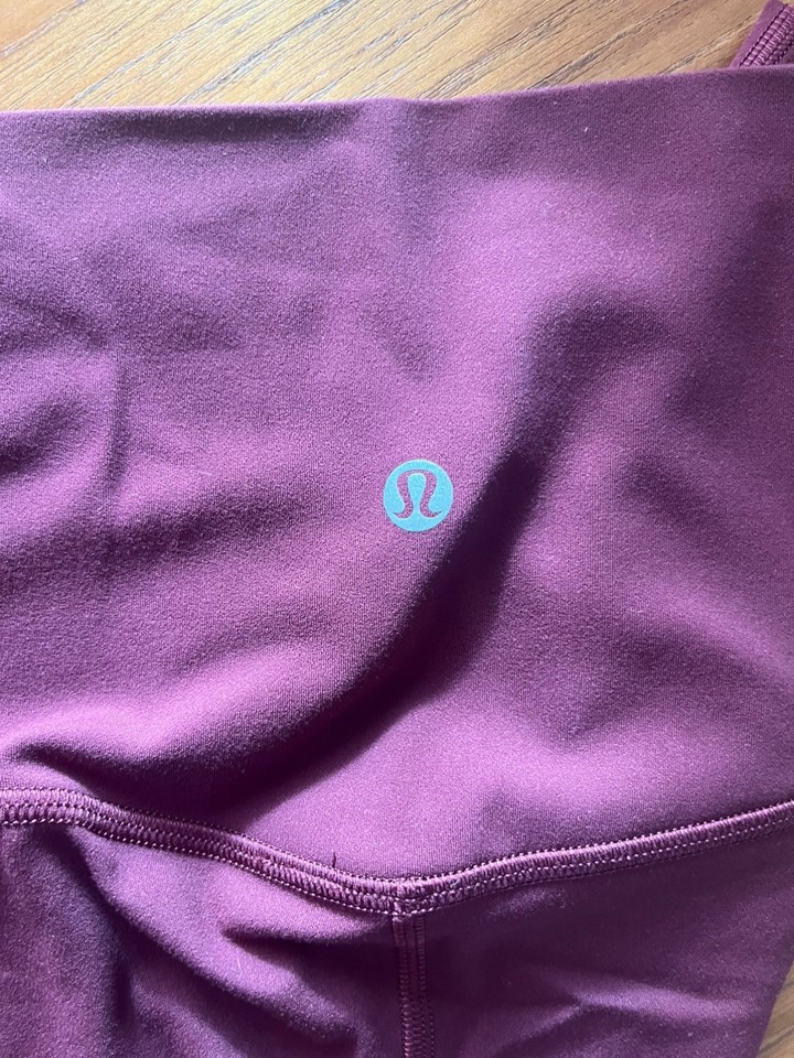 Lululemon Align Leggings Women’s Size 10 28” Inseam Misty Merlot High ...