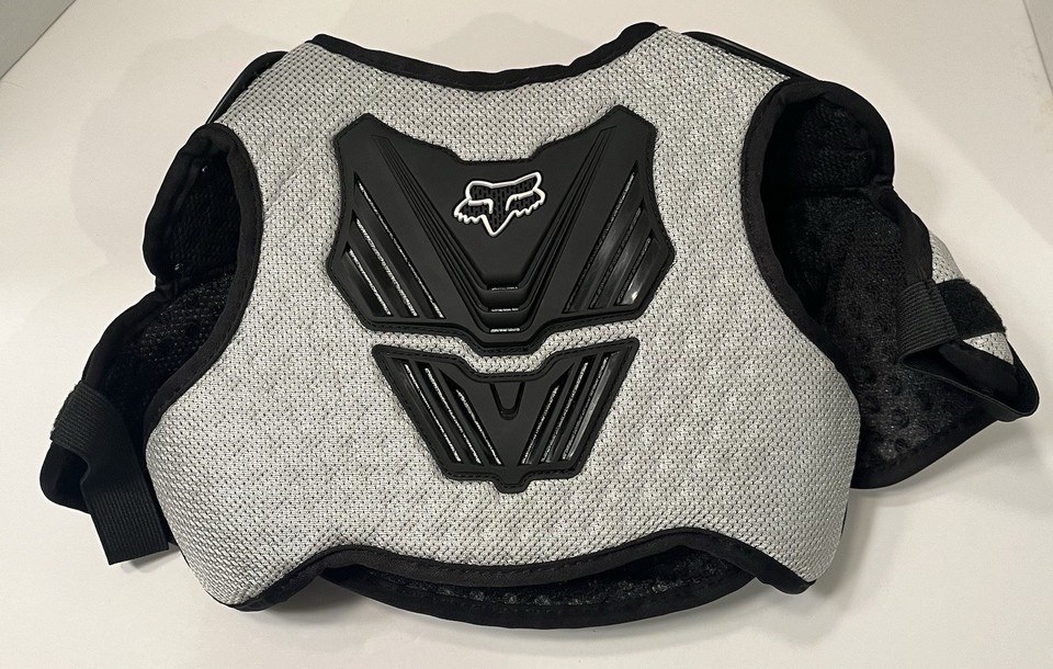 Fox Racing Peewee Titan Roost Deflector - Black/Silver - Youth Medium ...