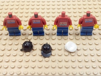 1980s Vintage LEGO Exxon Minifigures parts LOT - 1 sticker, 3 decal ...