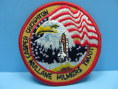 *VINTAGE* NASA STS-36 ATLANTIS MISSION PATCH 1990 - 3" ROUND IRON-ON ...