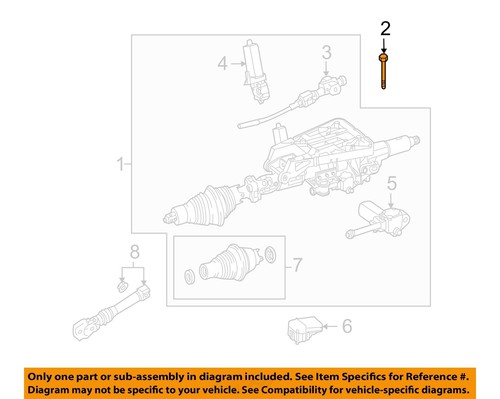 MERCEDES OEM 10-16 E350 Lower-Steering Column-Assembly Bolt ...