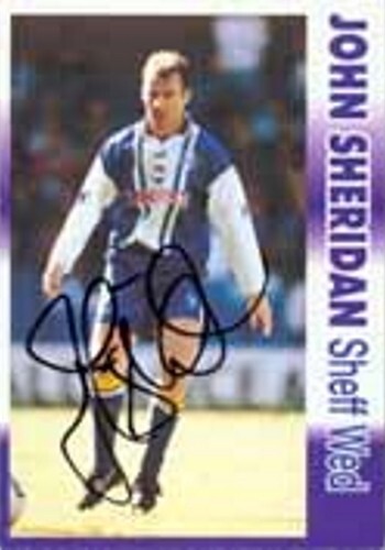 John Sheridan - Sheff Wed - Signed Trading Card - COA - (20790) | eBay