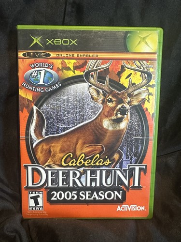 Cabela's Deer Hunt 2005 Season Original Microsoft Xbox Complete Hunting ...