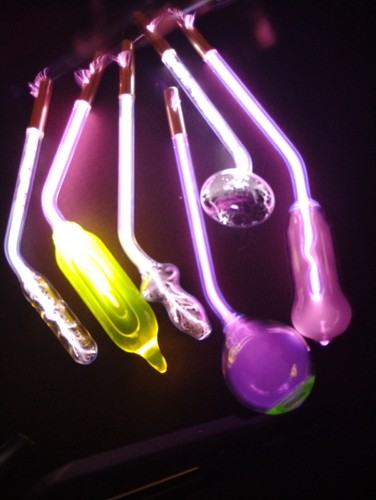 rare lot violet ray wand plasma vacuum tube bulbs for tesla high ...