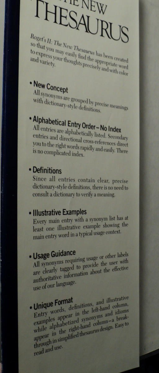 Index Synonyms And Related Words What Is Another Word Roget's II : The