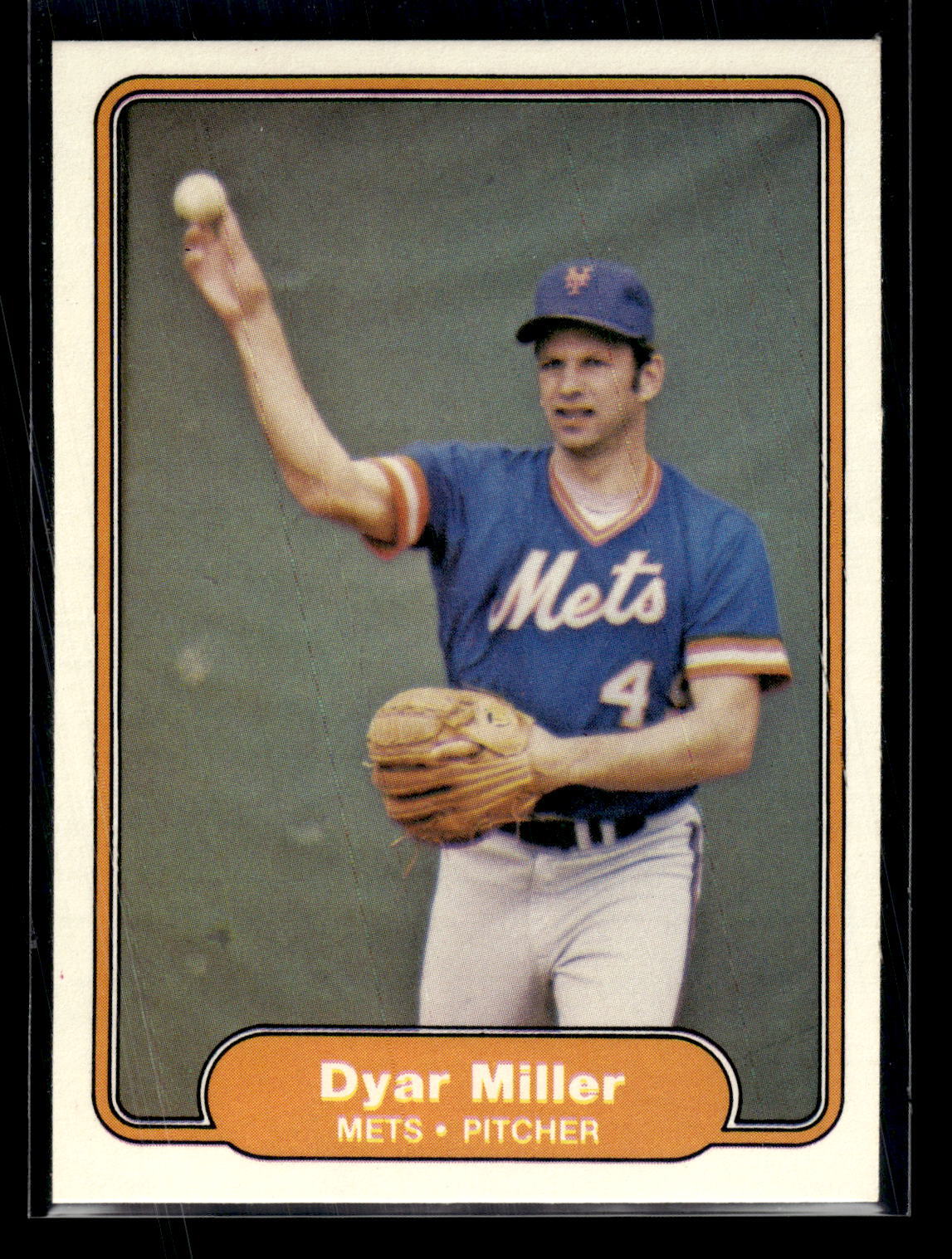 1982 Fleer Baseball #534 Dyar Miller "Set Break" Mint New York Mets | eBay