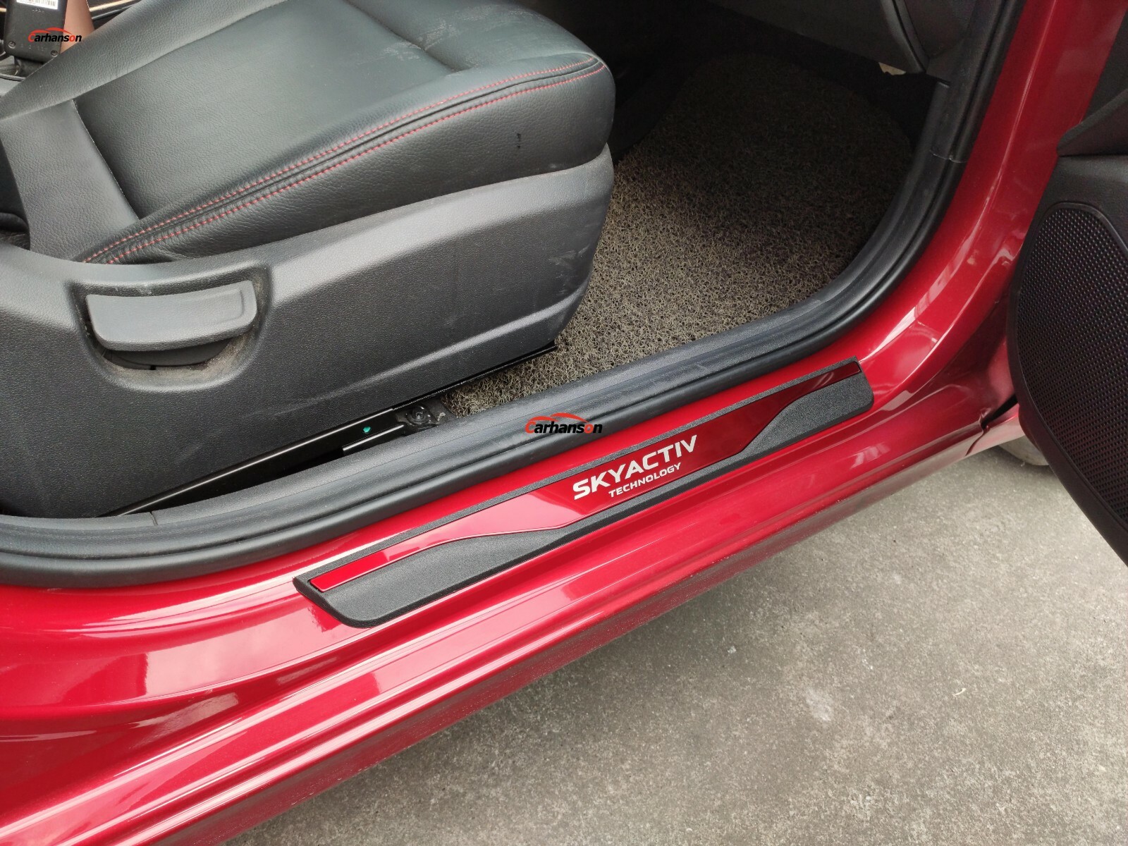 For Mazda 3 Accessories Door Sill Cover Scuff Plate Protector Guard ...