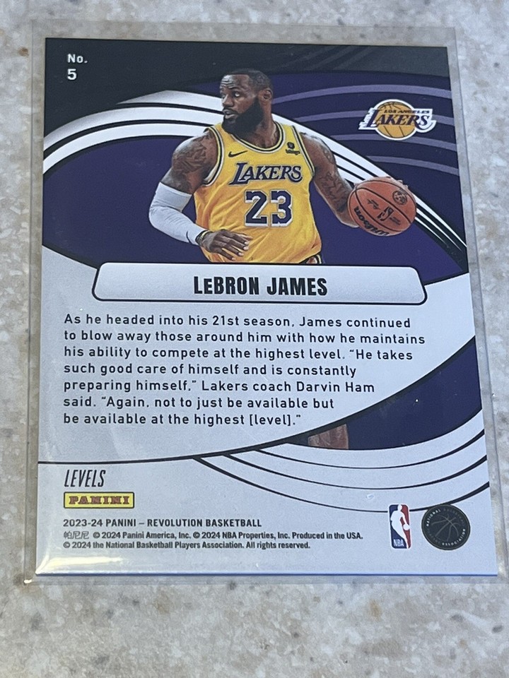 2023-24 REVOLUTION Lebron James Supernova Levels SP | eBay