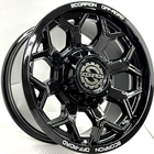 17” Gloss Black Milled Scorpion Defender Wheels fits Ford F150 Raptor ...
