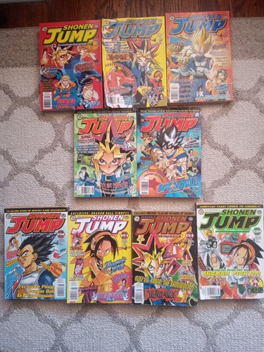 9 Shonen Jump Vintage Anime Manga Japan Comic Book Magazines '03, '04 ...