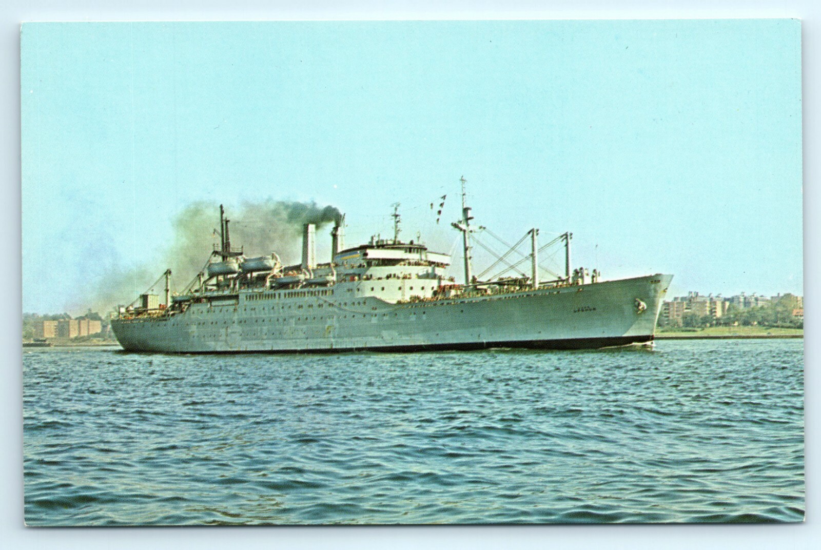 USNS Upshur T-AP-198 Barrett Class Transport TS State of Maine Vintage ...