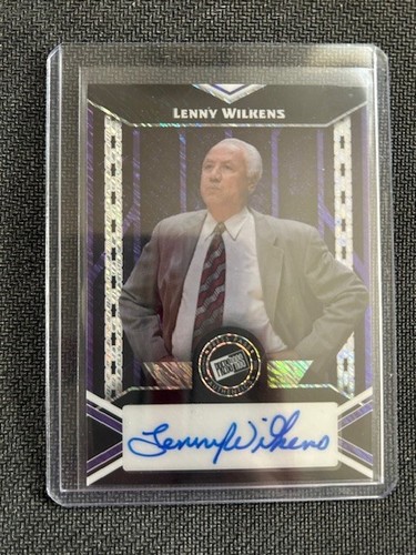 2024 Leaf Press Pass LENNY WILKENS 3/7 Auto Autograph | eBay