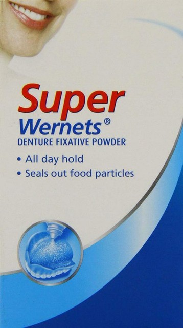 2x Wernets Super Denture Fixative Powder - 50 G for sale online | eBay