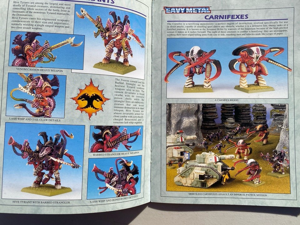 Codex Tyranids Warhammer 40k 1995 2nd Ed. Games Workshop | eBay