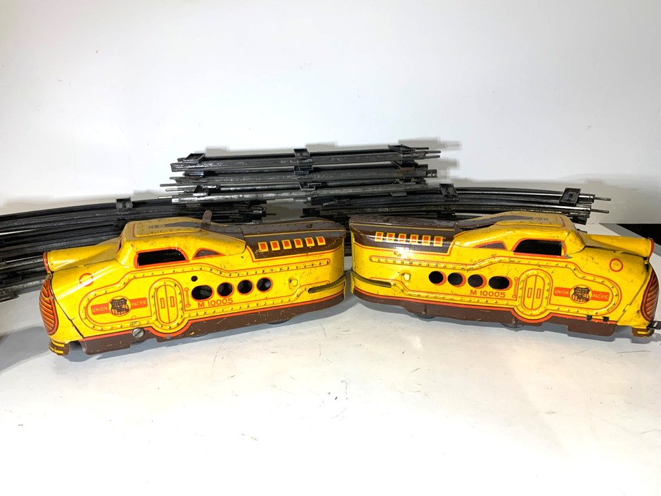 Vintage Marx M10005 Union Pacific Metal Wind up Train Set - w/ Track | eBay