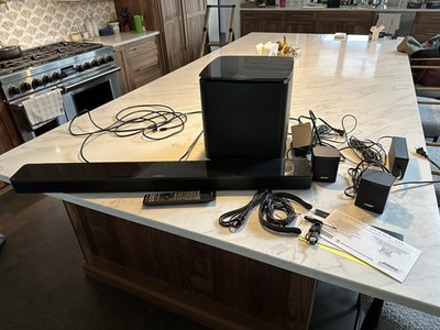 Bose SoundTouch 300 Soundbar W/ Acoustimass 300 Bass Module & Speakers ...
