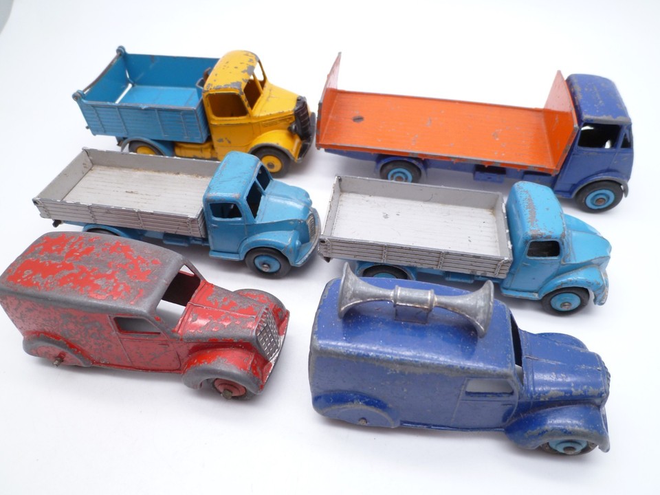 VINTAGE DINKY TOYS COMMERCIALS x6: BEDFORD TIPPER DODGE TIPPER GUY ...