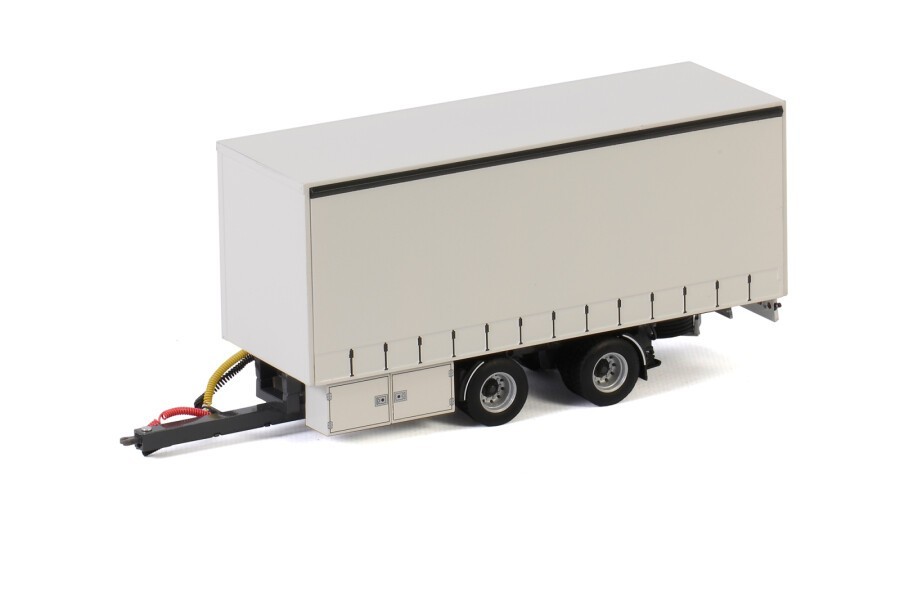 Wsi Centre Axled Drawbar Curtainside Trailer 2 Axle 'White Line Scale ...