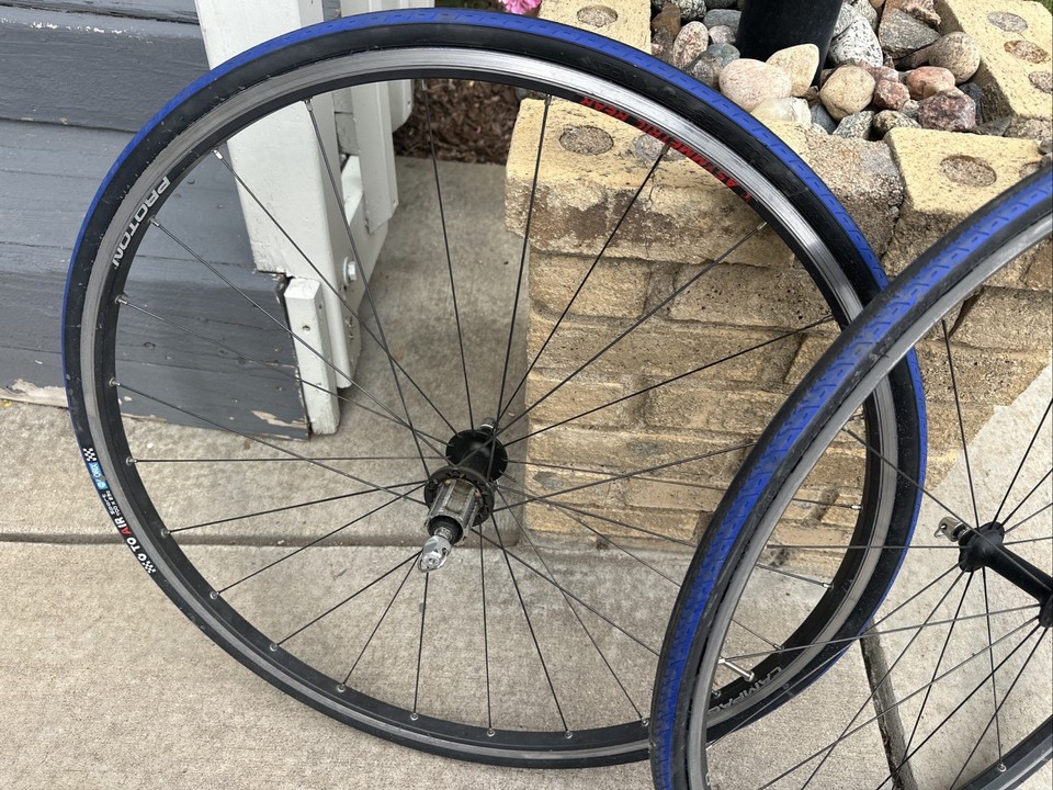 Campagnolo Proton 700c Clincher Wheelset Campy 9/10/11/12 Speed Rim ...