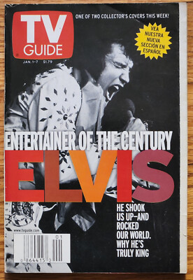 TV Guide 2000 #2440 Jan 1-7 Elvis Presley New York Metro | eBay