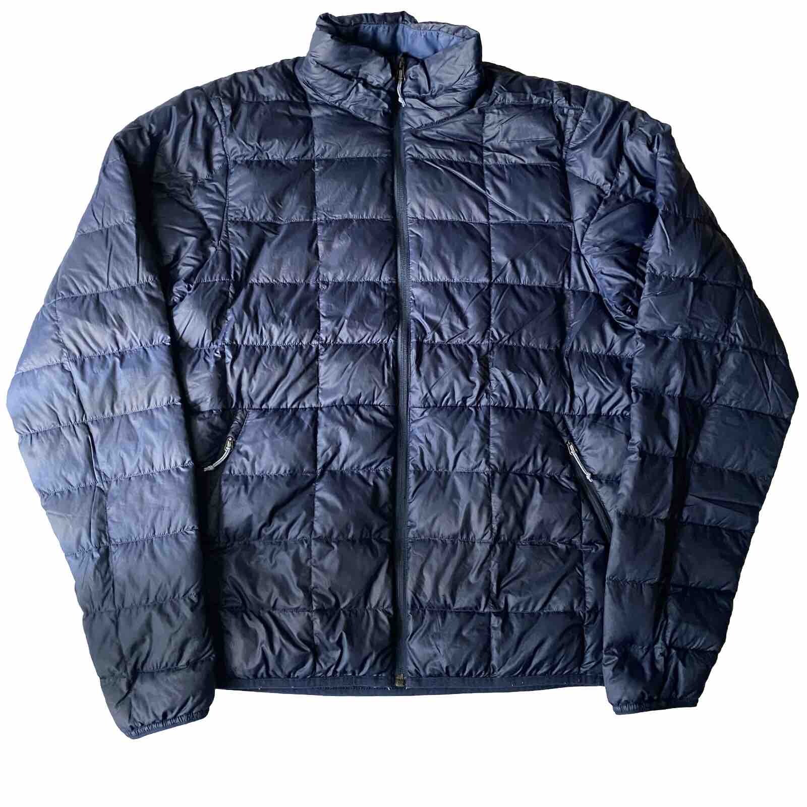 REI Co-Op Jacket Men’s Small Puffer Blue Full Zip Jac… - Gem
