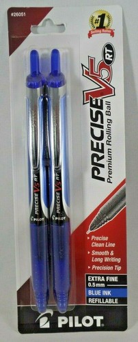 Pilot Precise V5 Rt Rollerball Pen - Extra Fine Pen Point Type - 0.5 Mm ...