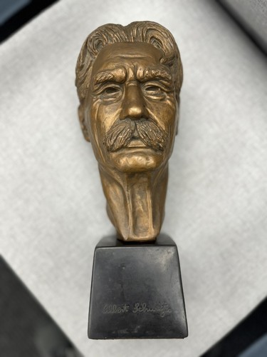 Albert Schweitzer Bust, Leo Cherne, 1955, Mid-century Modern-14 inches ...