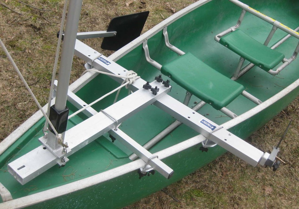Folding Canoe Sail Kit - Easy On, Easy Off, Easy Storage, Easy ...