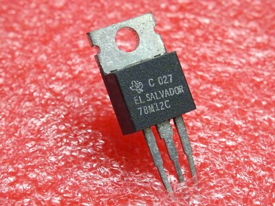 Lot x3: ci 78M12 C ~ 500mA 12V positive voltage 3-terminal regulator ...
